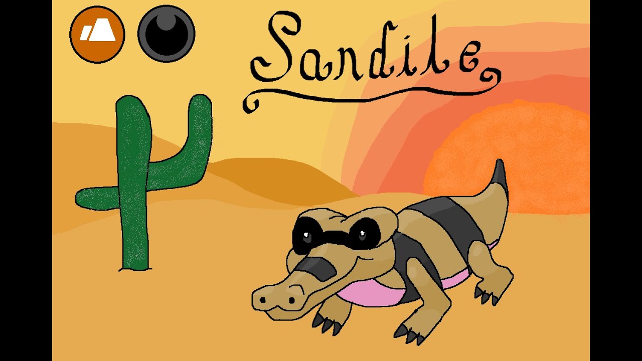 Pokémon Drawing: Sandile - YouTube