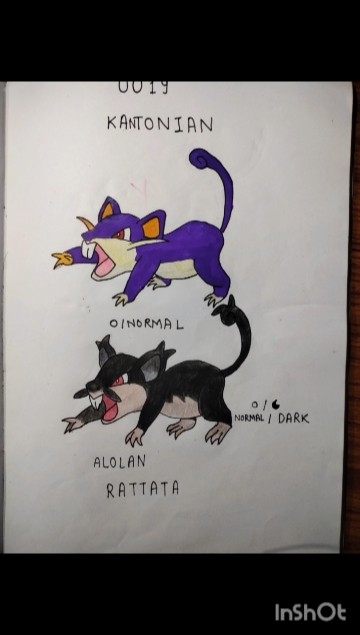 Creating my own Pokedex Entry number #0019 #rattata #mouse #pokemon # ...