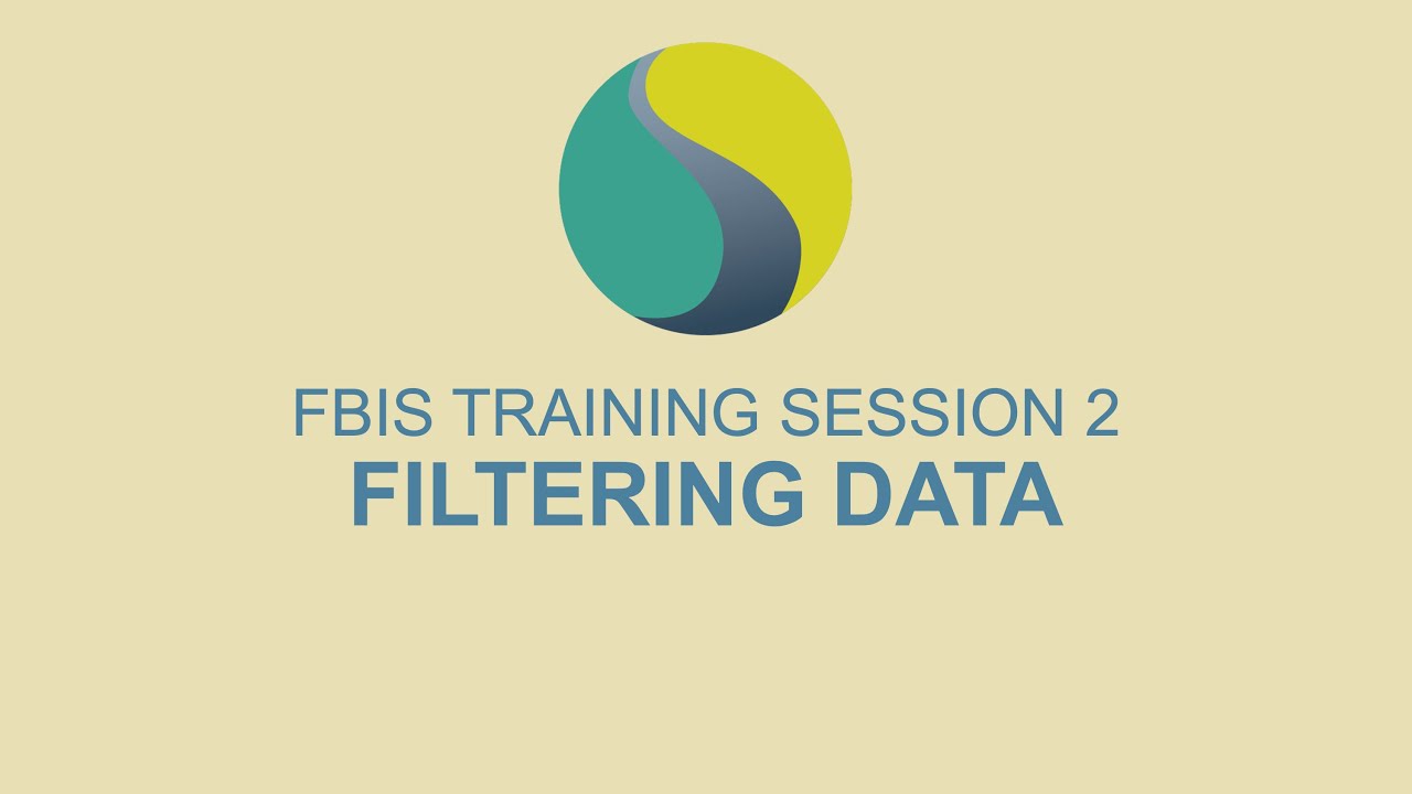 FBIS Training Session 2 - Filtering Data - YouTube
