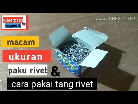 Ukuran paku rivet untuk etalase/knalpot racing/cara menggunakan paku ...