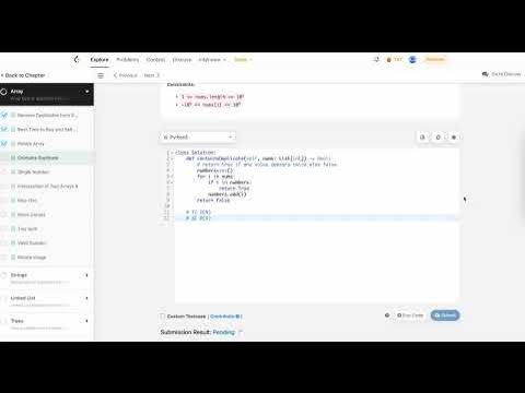 Contains Duplicate | Top Interview Questions - YouTube