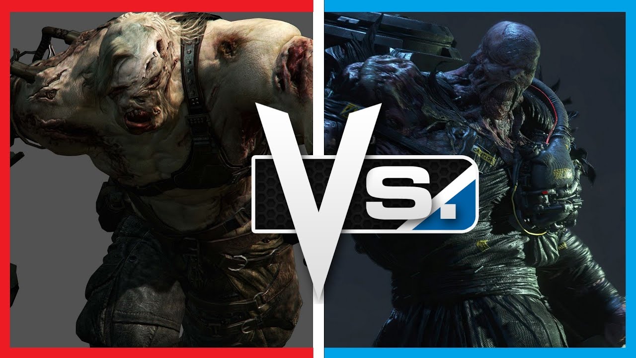Versus Series | Ustanak (RE6) Vs. Nemesis (RE3: Remake) - YouTube