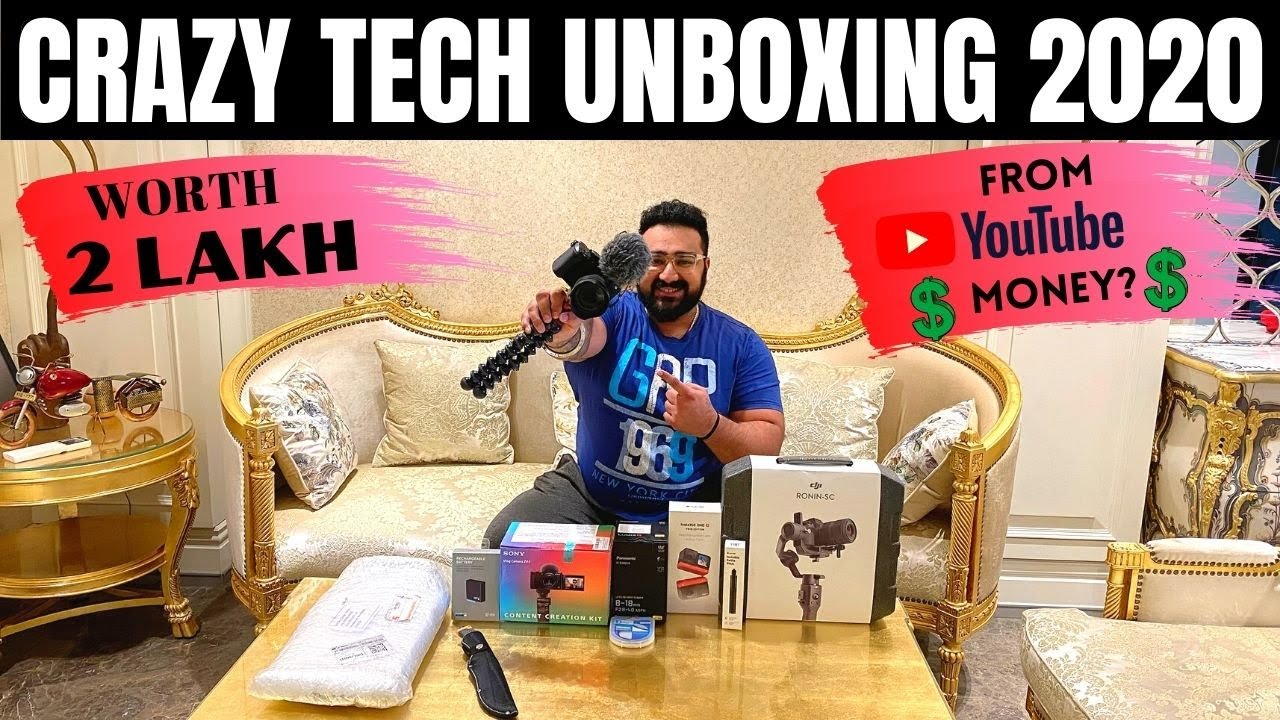 CRAZY TECH UNBOXING 2020 || THE ULTIMATE YOUTUBE SETUP - YouTube