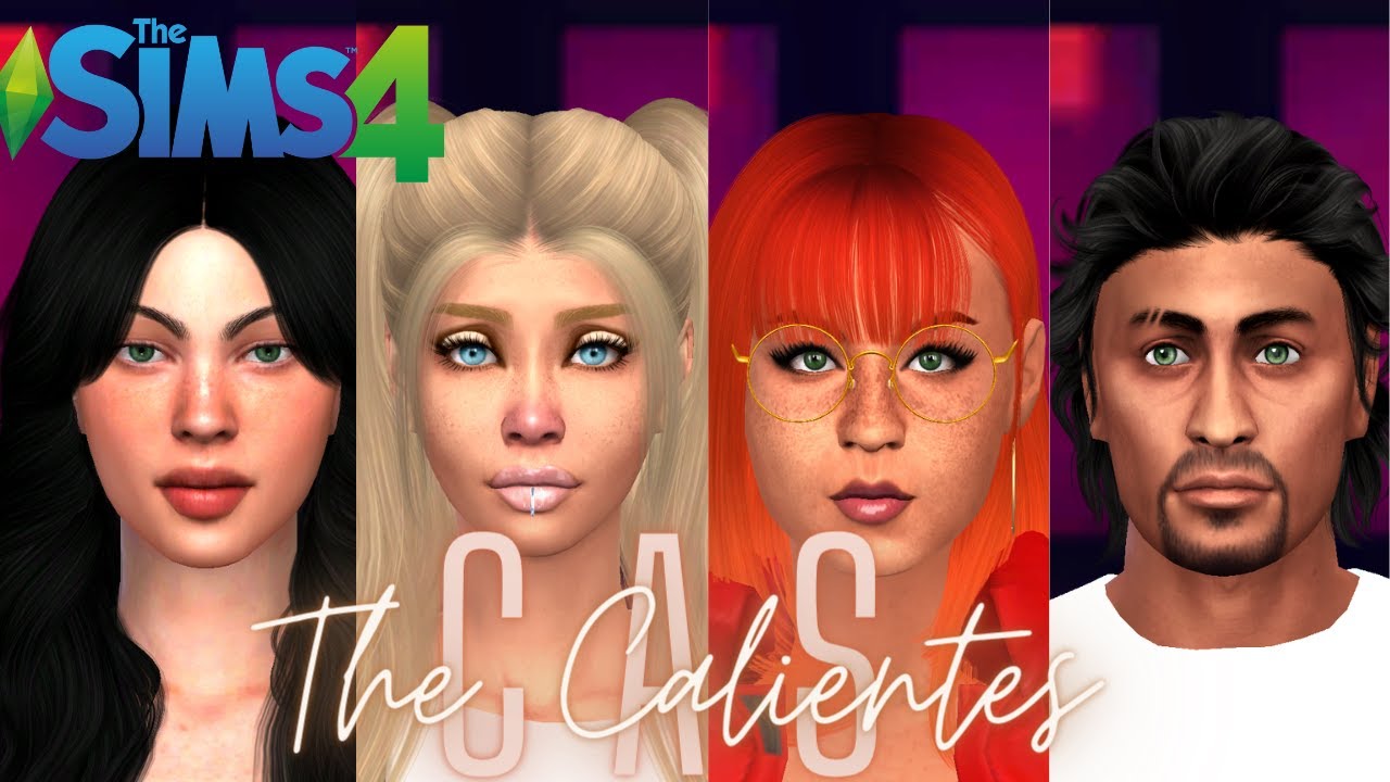 The Sims 4 | CAS | The MF CALIENTES!!!! | Sims 4: Townie Makeover CAS ...