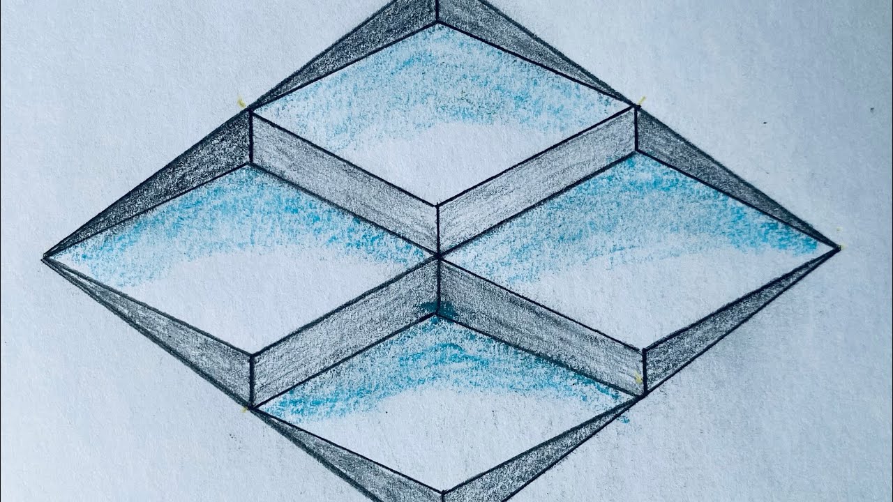 3D Drawing tutorial | How to draw real 3D - YouTube