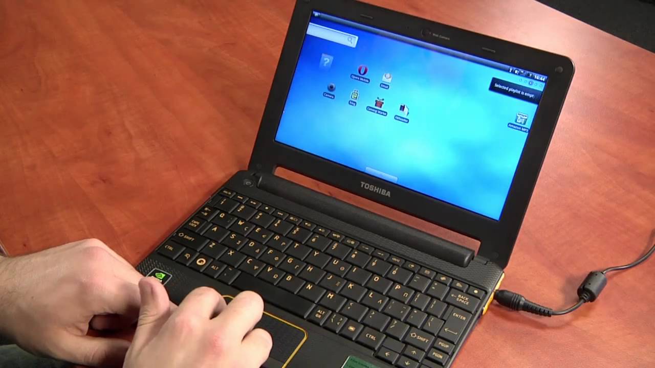 Toshiba AC100-10G - World's First Android Netbook! - YouTube