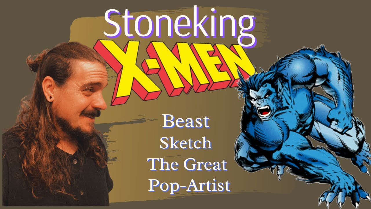 X-men Beast Artist Timelapse Drawing Sketch Stoneking - YouTube