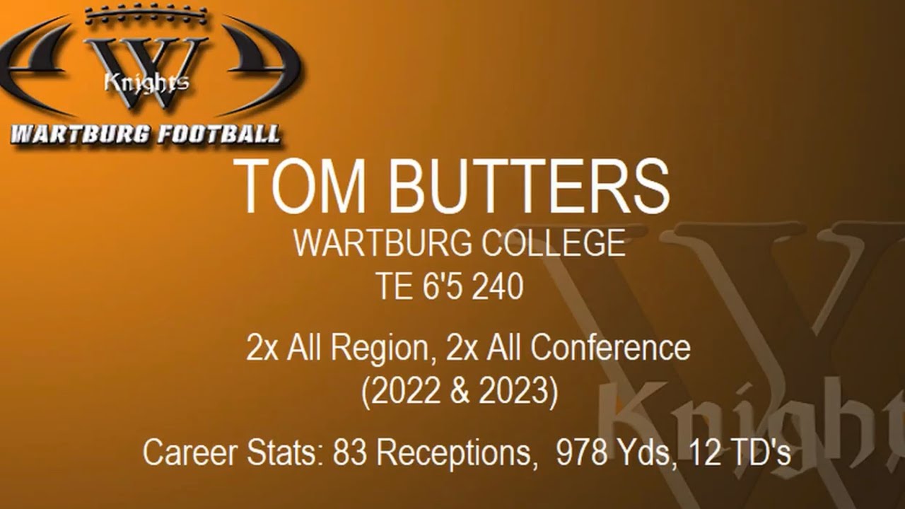 TOM BUTTERS - WARTBURG FB - TE #81 - YouTube