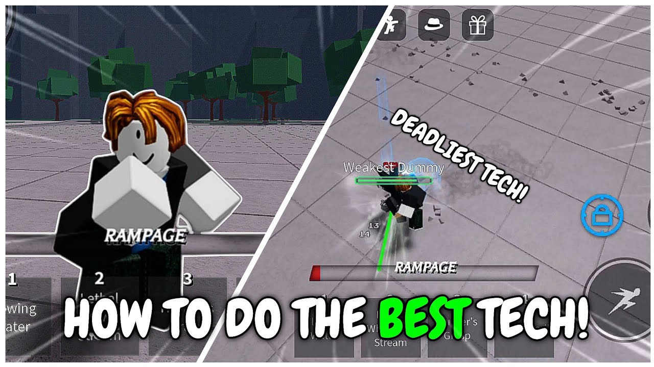 How To Do ONE OF THE BEST Tech in TSBG!! (The Strongest Battlegrounds ...