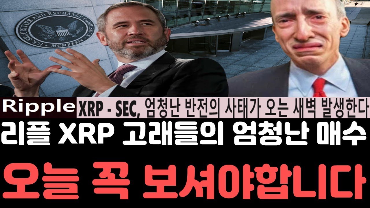 리플전망 리플 Xrp Sec 오는새벽 반전사태를 앞두고 Xrp 고래들의 움직인다 오늘 영상은 꼭 보셔야합니다 리플전망 리플호재 리플급등 리플코인 리플소송