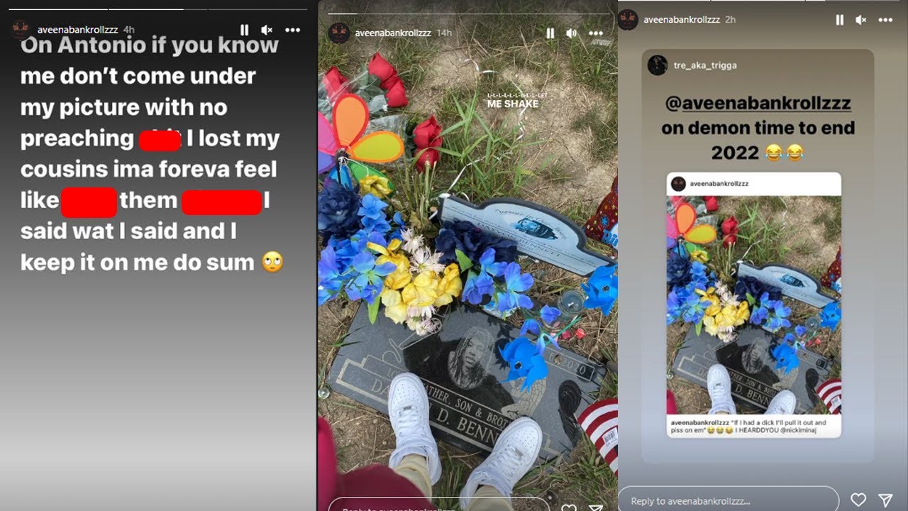 King Von Opp stands on his gravesite and disses him - YouTube