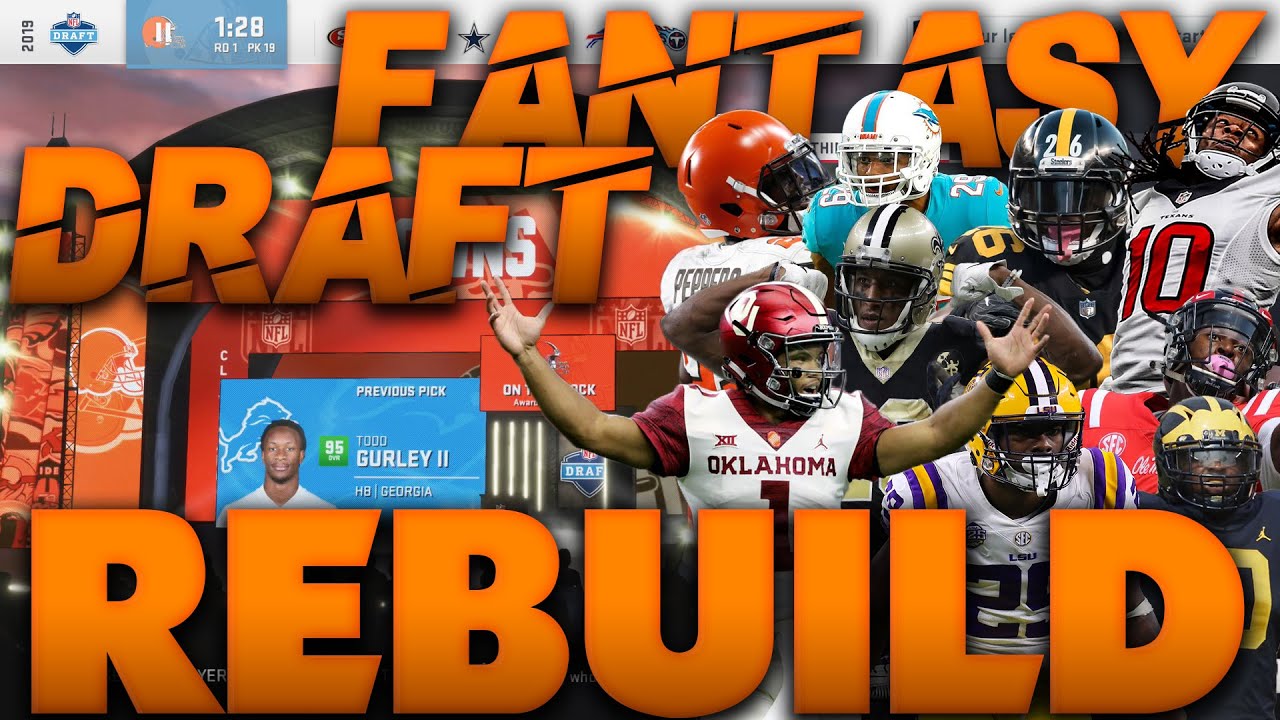Full Fantasy Draft Rebuild Using "Madden 20" Rosters! Madden 19 Browns ...