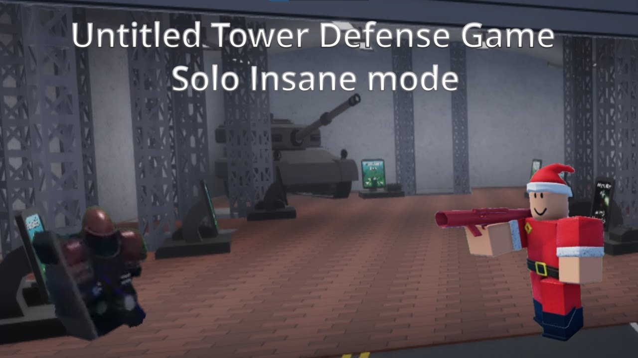 Solo insane with 3 towers (Untitled Tower Defense Game) - YouTube