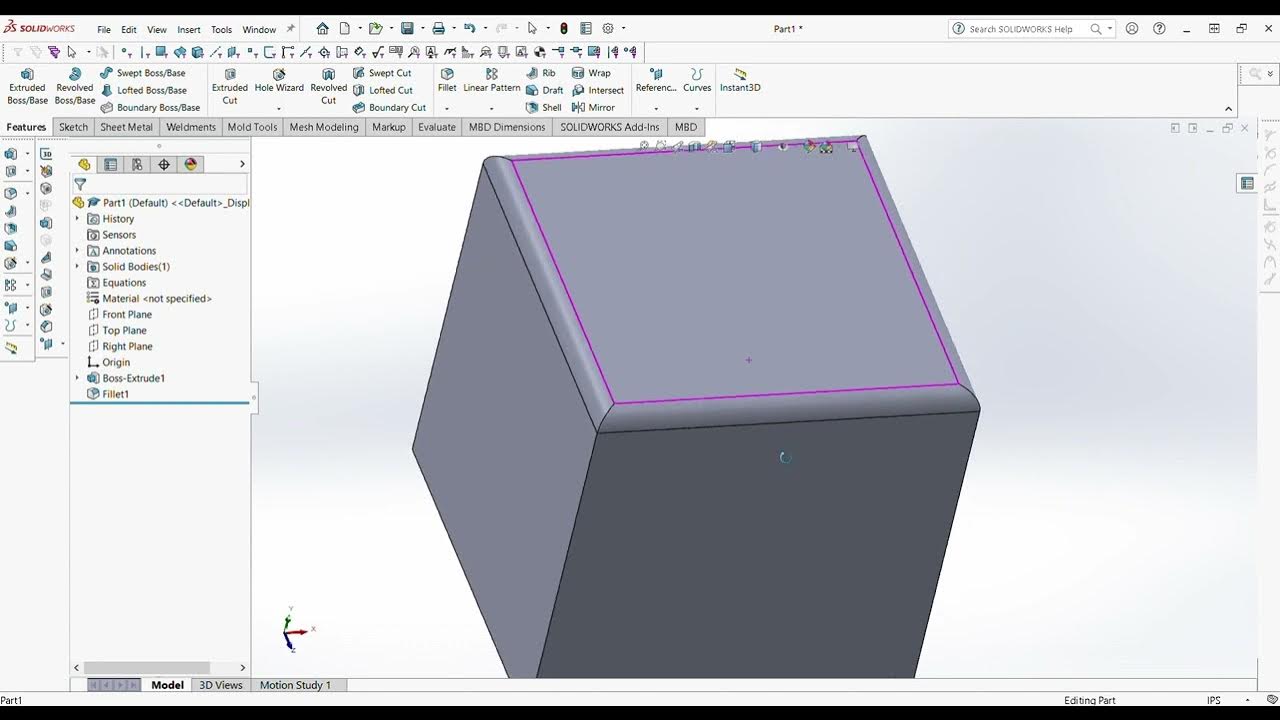 Intro to SolidWorks Part 1 - YouTube