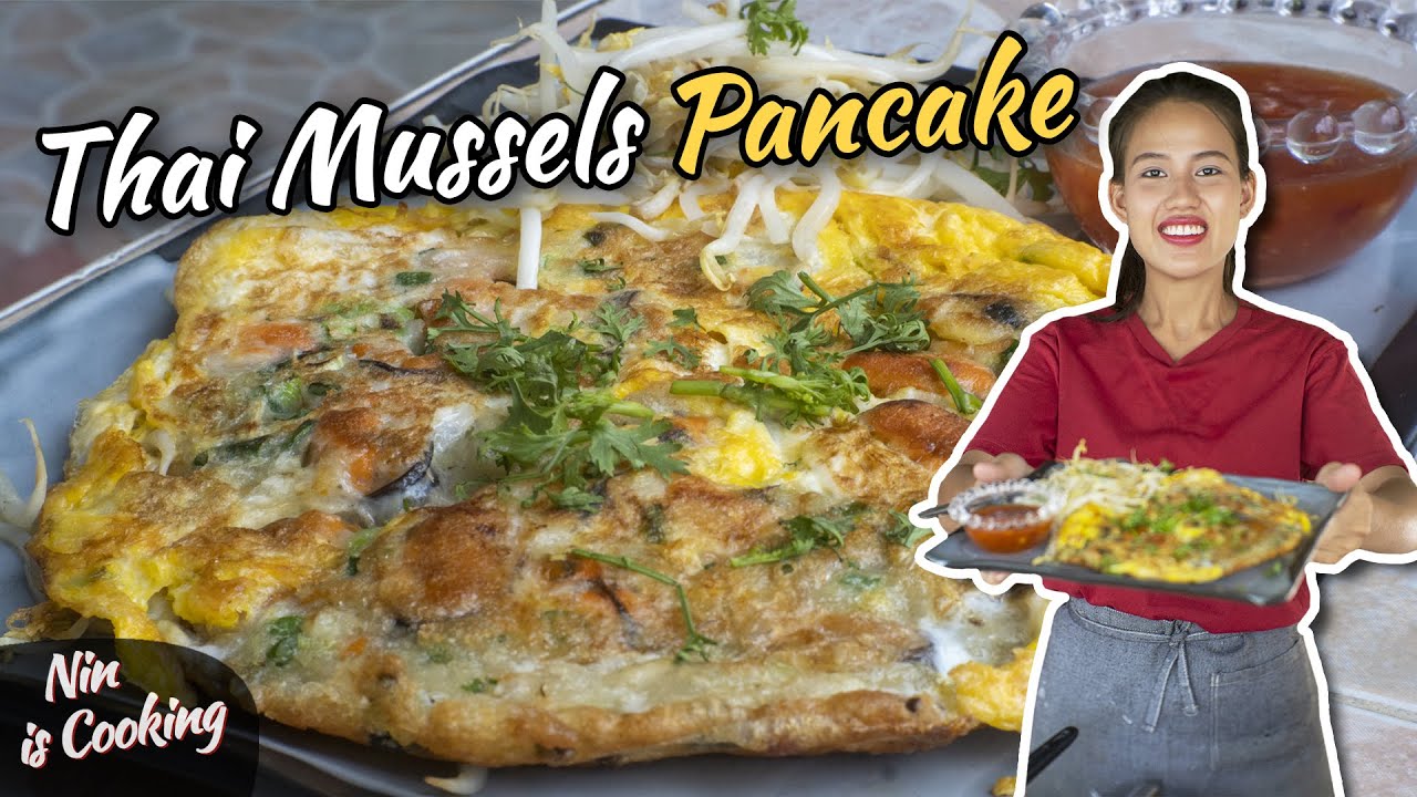 Thai Mussels Recipe: Mussels Pancake - Hoi Tod (หอยทอด) - Thai Recipes ...