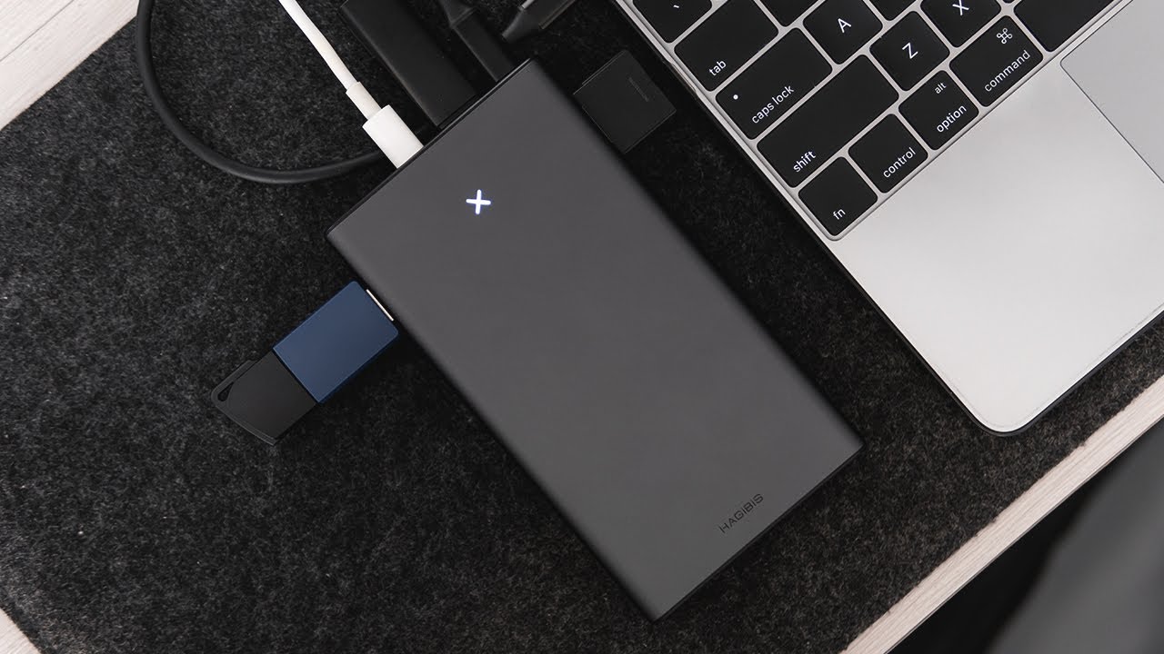 Hagibis USB-C Hub with Hard Drive Enclosure | MC30 Pro - YouTube