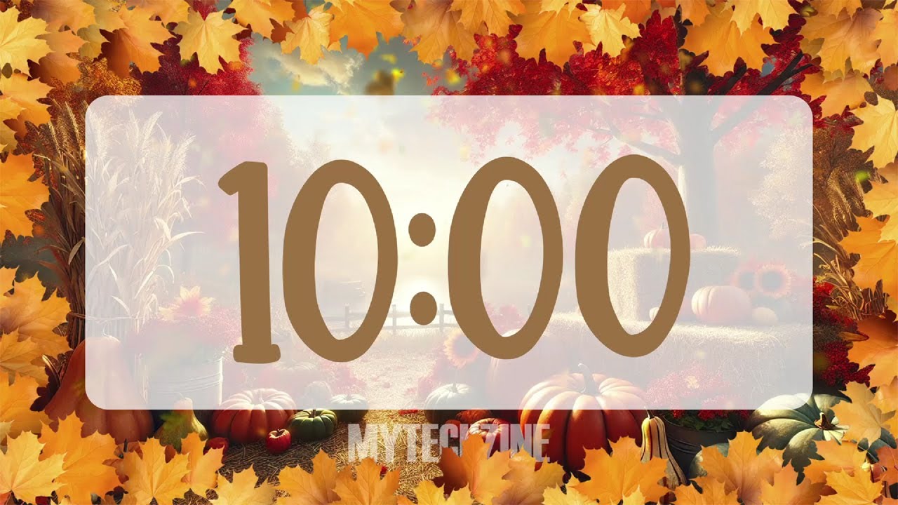 10 Minute Timer [Thanksgiving 🦃] - YouTube