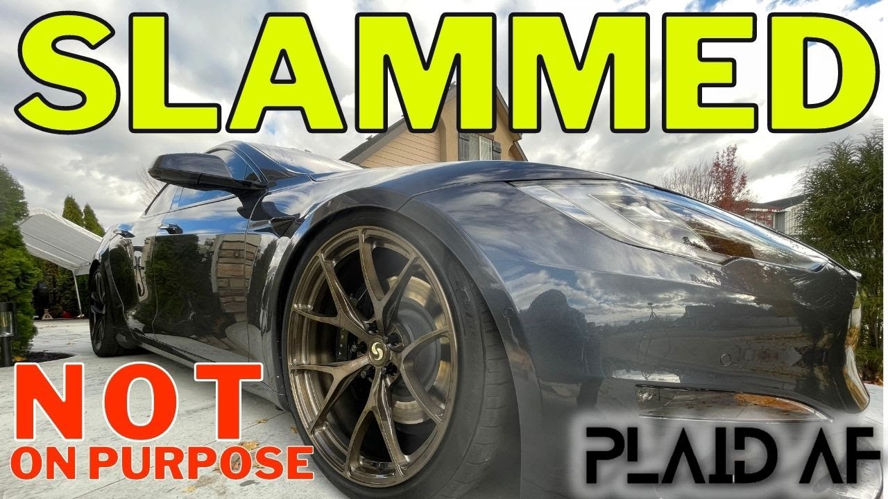 Slammed Plaid | How I Accidentally Lowered My Tesla Model S - YouTube