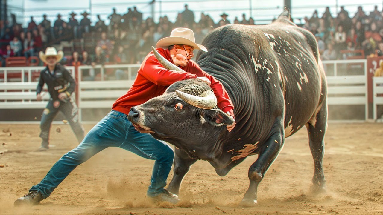 He Fights 2,000 Pounds Bulls For A Living - YouTube