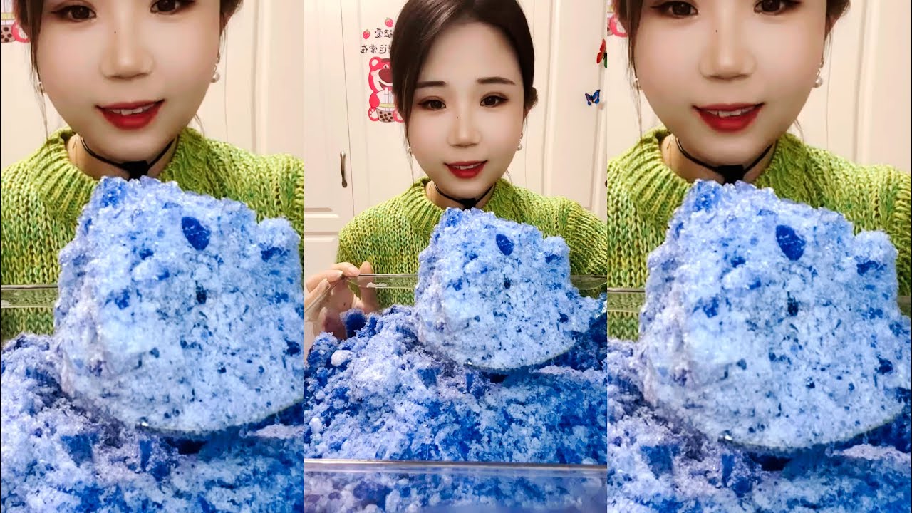 ASMR YY SHAVED ICE EATING | RELAXING - YouTube