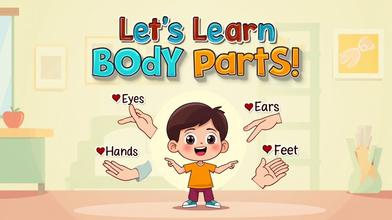Learn Body Parts - Fun Educational Videos for Kids - YouTube