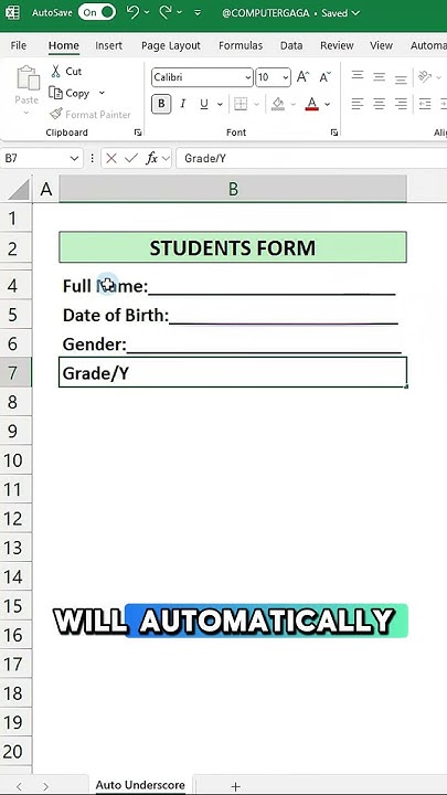 Excel Tips #73: Stop Spending Hours Creating Forms in Excel! - YouTube