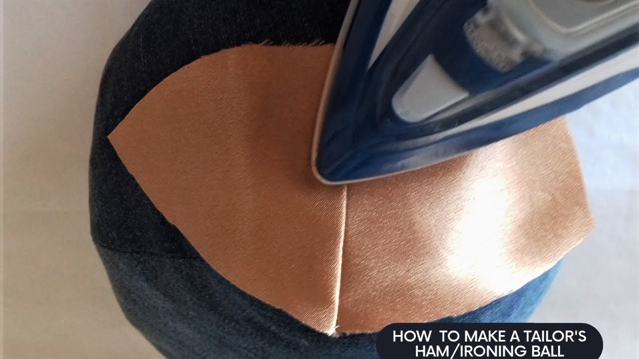 How To Make A Tailors Ham/Ironing Ball/Sewing Ham [Detailed] - YouTube