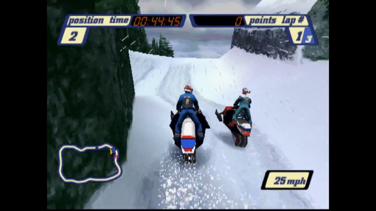 Sled Storm Ps1 Psx Psone Gameplay - YouTube