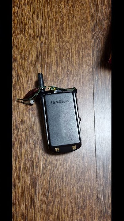 (영어선생님이 주신)*^^* 애니콜 SCH-6200 폴더 디자인 리뷰 - YouTube