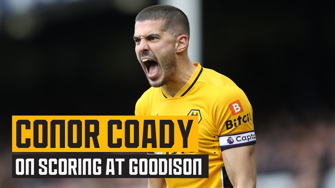 Coady on scoring the winner at Goodison Park - YouTube