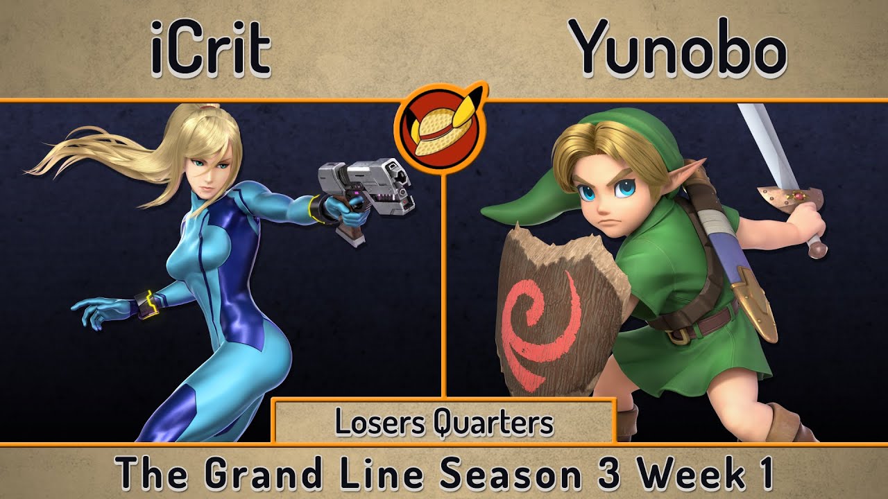 GL S3W1 | iCrit (ZSS) vs Yunobo (Young Link) | Losers Quarters | SSBU ...