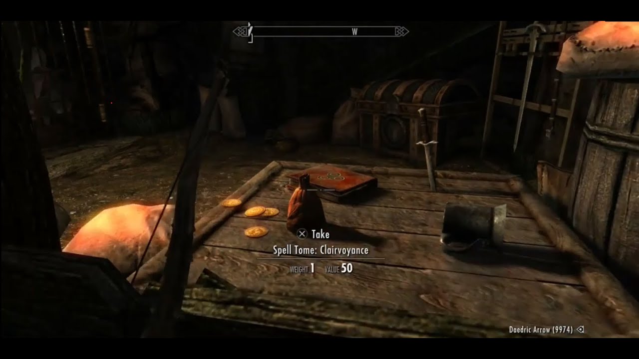 Skyrim part 5: How to get the Clairvoyance Spell - YouTube