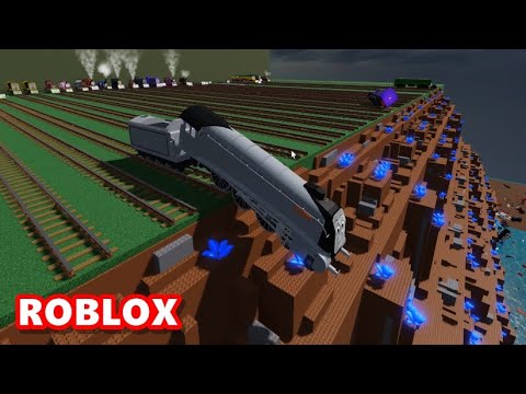 THOMAS AND FRIENDS Driving Fails Drive Thomas The Tank Off A Cliff V.5 ...