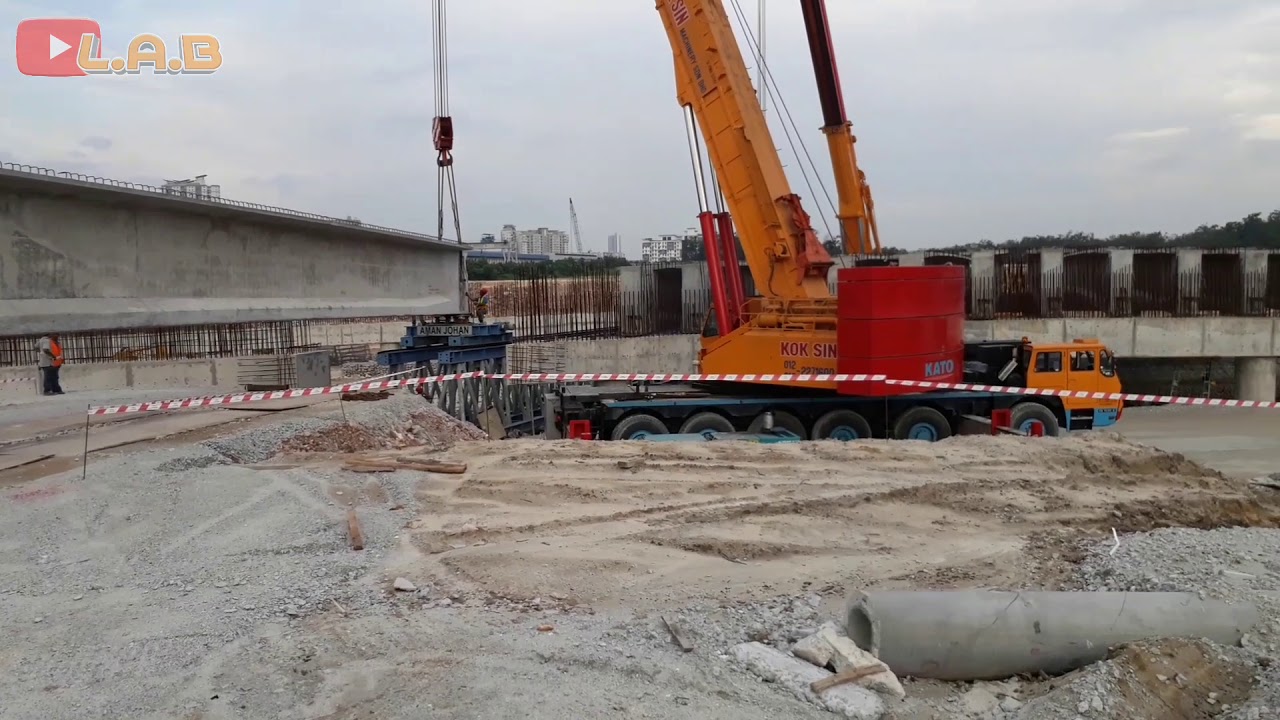 AMAZING PASSING BEAM CONCRETE - YouTube