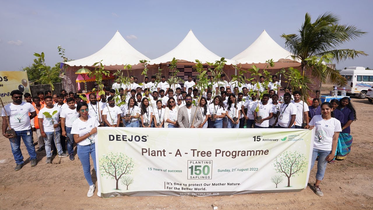 DEEJOS 15th Anniversary | Plant - A - Tree Programme !! - YouTube
