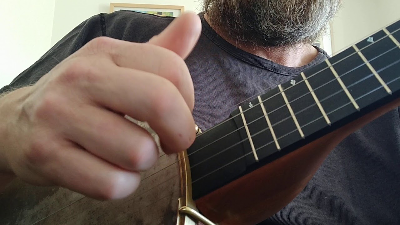 Wayfaring Stranger. Old time banjo. gCGCD#. Right hand close up. - YouTube