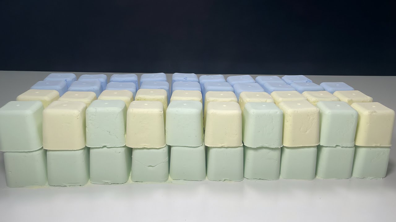 ASMR Baking Soda Cubes | Satisfying | - YouTube