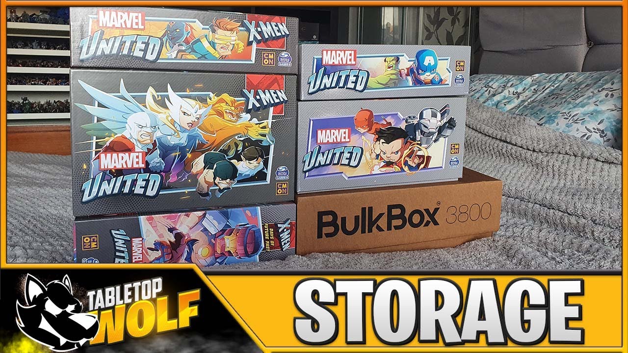My Marvel United and X-men All In's Storage Solution - YouTube