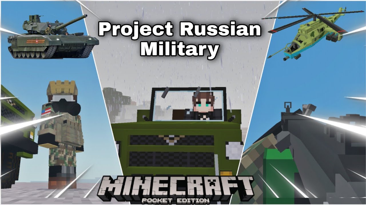 RUSSIAN MILITARY ADDON V3.1[RELOADING ANIMATION & NPC UPDATE] FOR MCPE ...