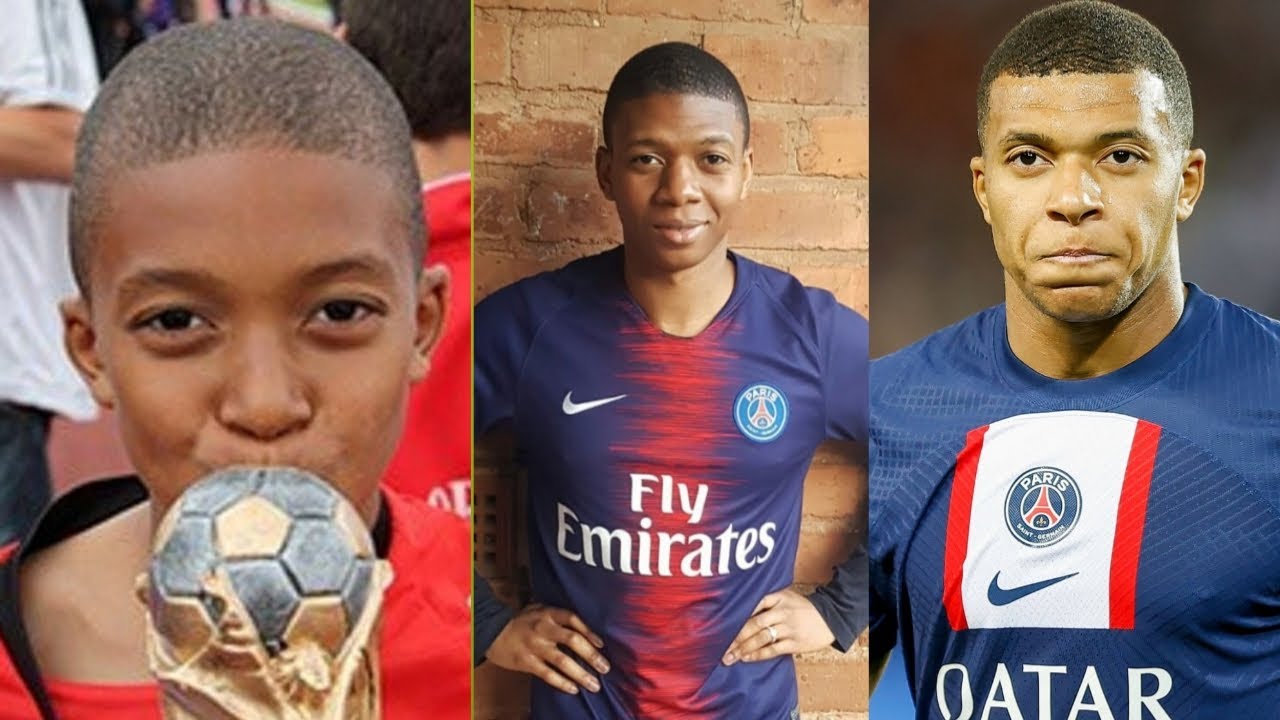 Kylian Mbappé Age Transformation From Age 06 To 23 Years old #worldcup ...