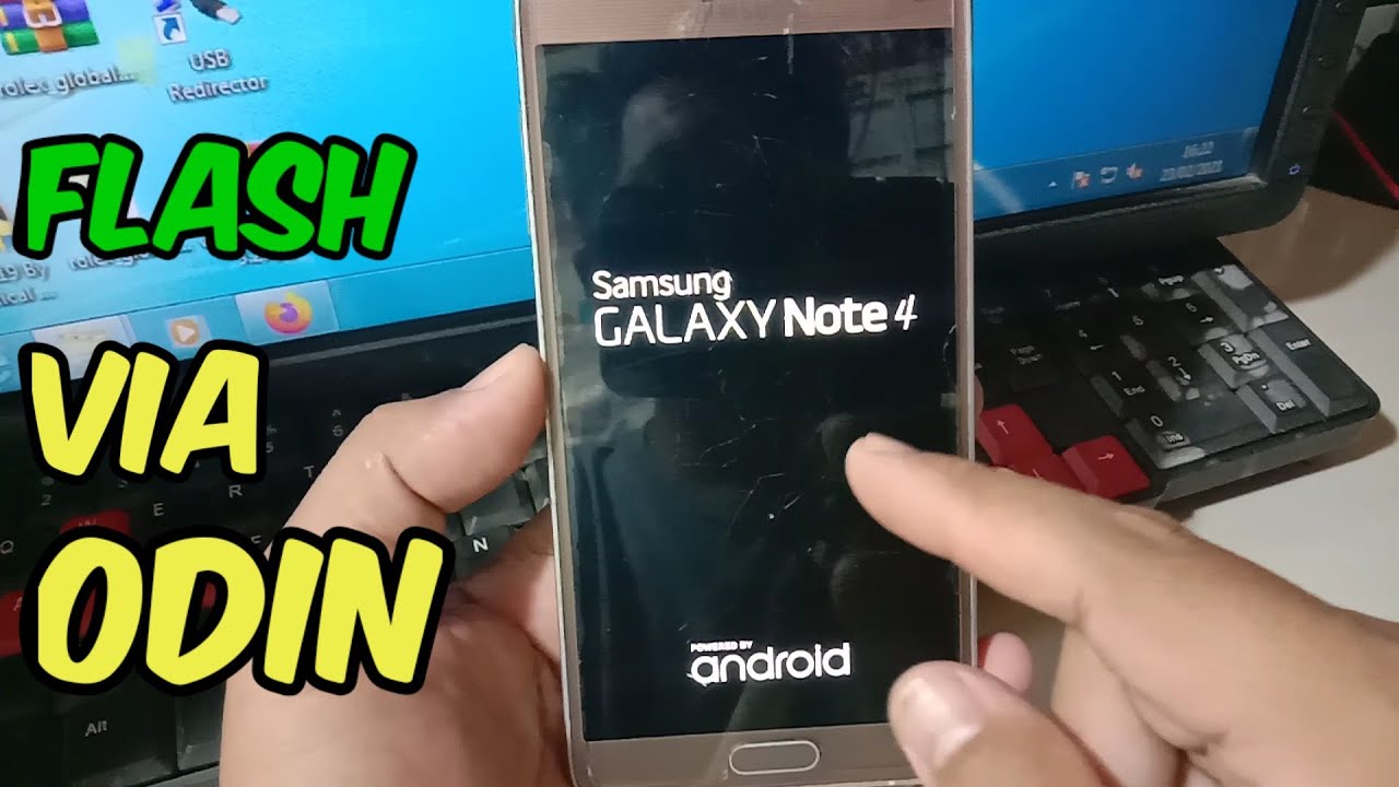 CARA FLASH SAMSUNG GALAXY NOTE 4 ( SM-N910H ) STUK DI LOGO SAMSUNG VIA ...