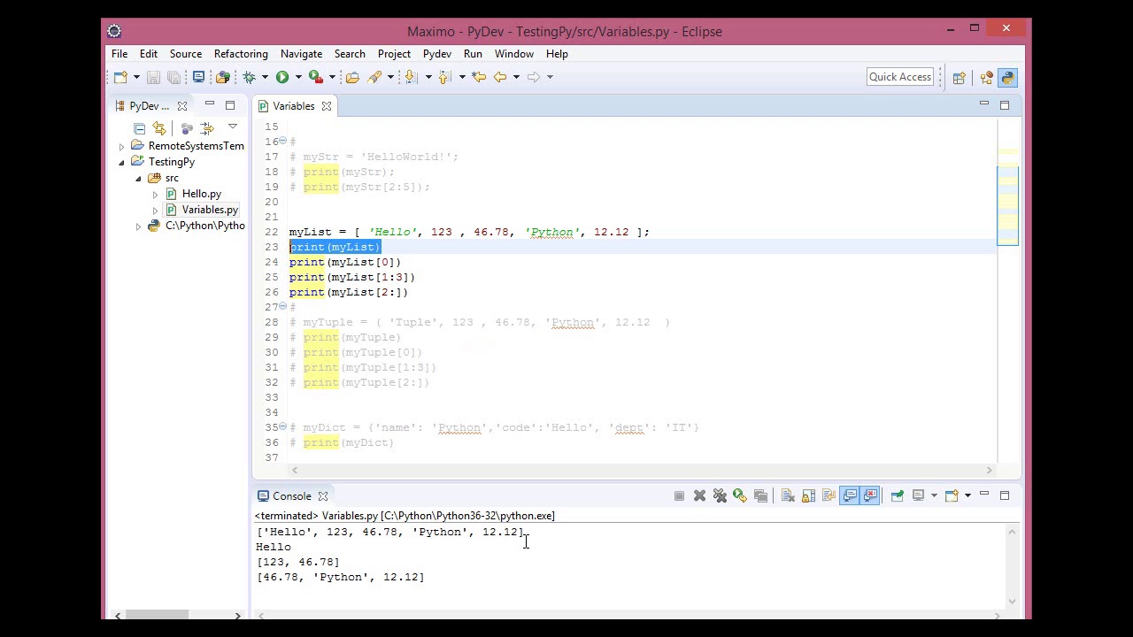 Python Programming For Beginners Tutorial #2 Variables - YouTube