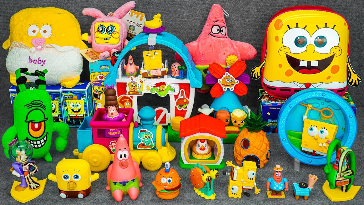 Unboxing and Review of SpongeBob SquarePants Toys Collection (ASMR) 🧽 ...