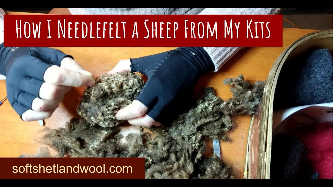 Make a Needle Felt Sheep from a Kit - YouTube