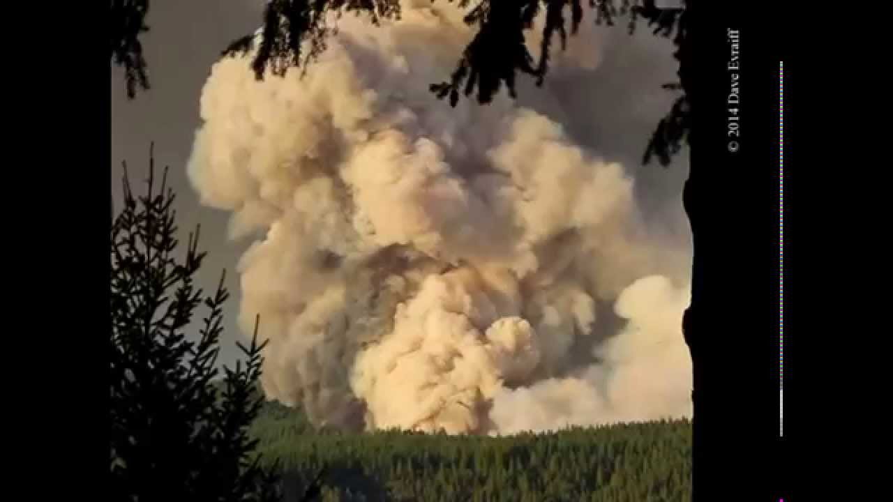 King Fire On Poho Ridge, El Dorado National Forest, Pollock Pines, CA ...
