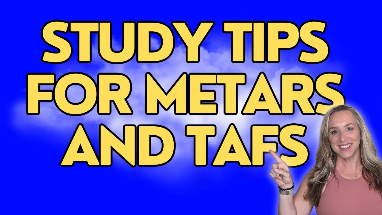 Tips for mastering METARs and TAFs for the FAA Part 107 exam - YouTube