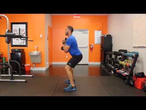 Lateral Goblet Squat - YouTube