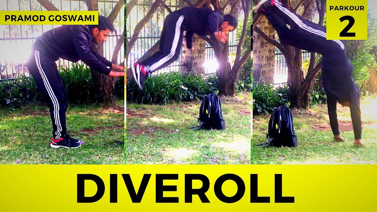 Parkour 2 || Dive Roll || step by step || Pramod Goswami [Official ...