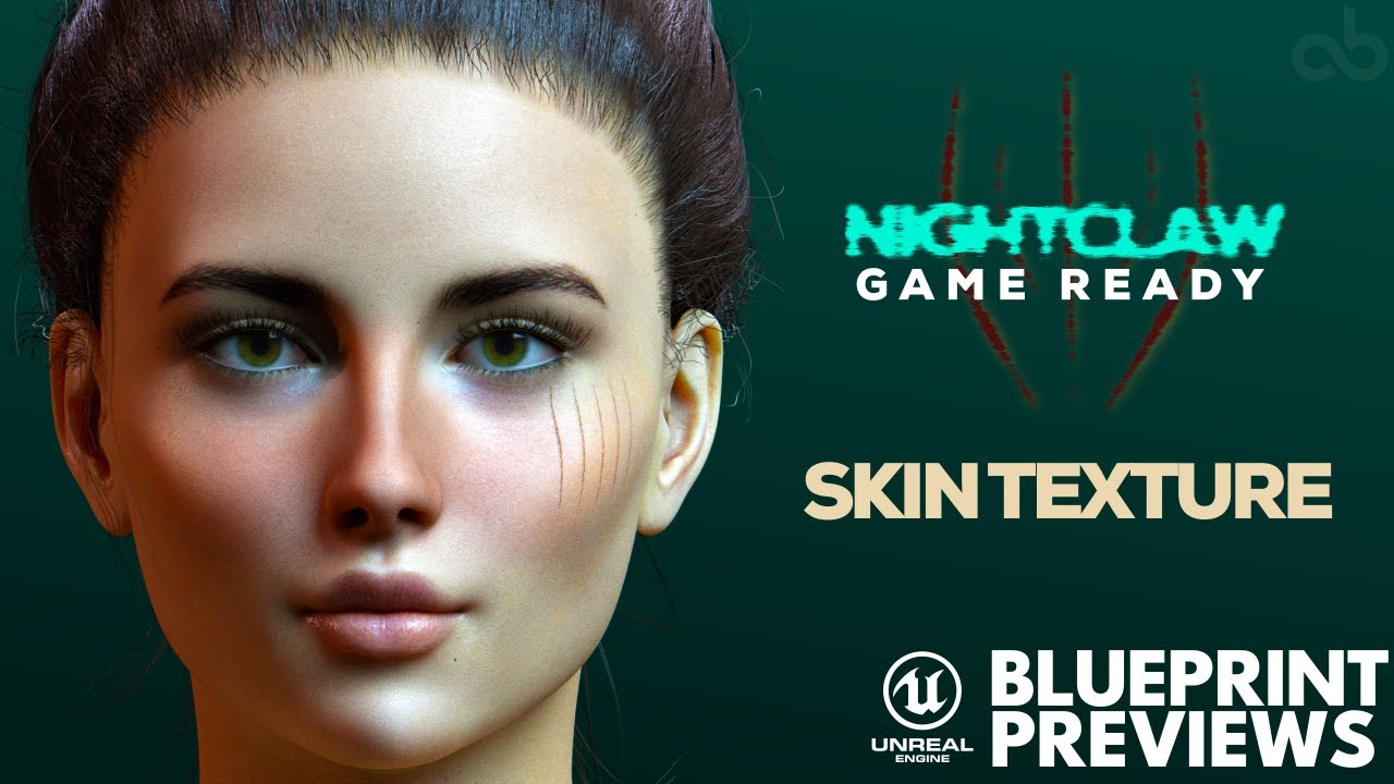 M50 Nightclaw Realistic Skin Detail in Unreal Engine Blueprint Preview ...
