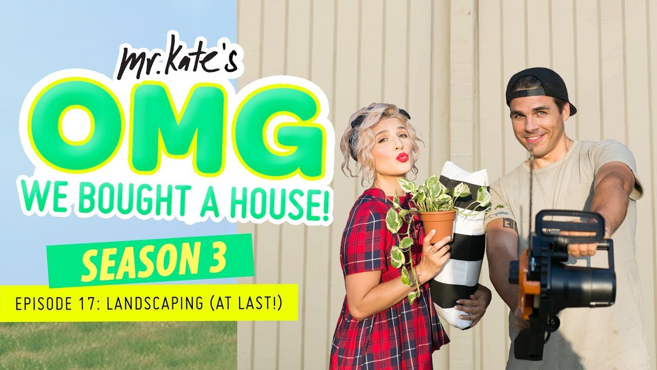 Landscaping Our Yard (At Last)! | OMG We Bought A House! | Mr. Kate ...